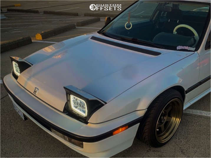 1991 Honda Prelude with 15x8 0 MST Time Attack and 195/45R15 Nankang ...