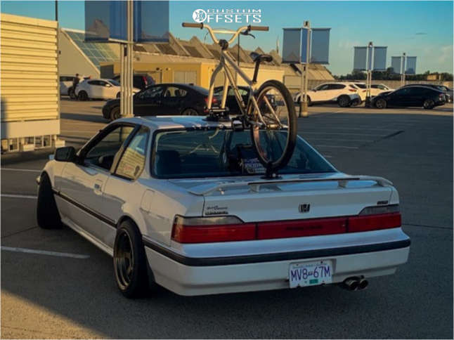 1991 Honda Prelude with 15x8 0 MST Time Attack and 195/45R15 Nankang ...