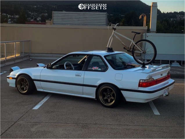 1991 Honda Prelude with 15x8 0 MST Time Attack and 195/45R15 Nankang ...
