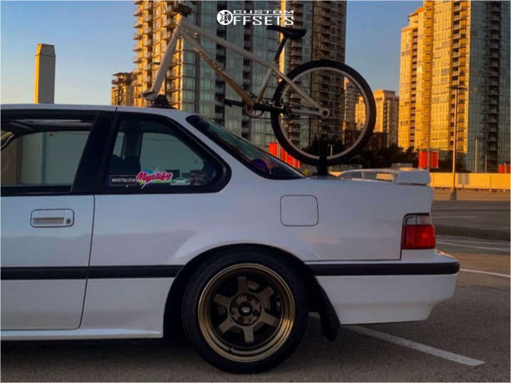 1991 Honda Prelude with 15x8 0 MST Time Attack and 195/45R15 Nankang ...