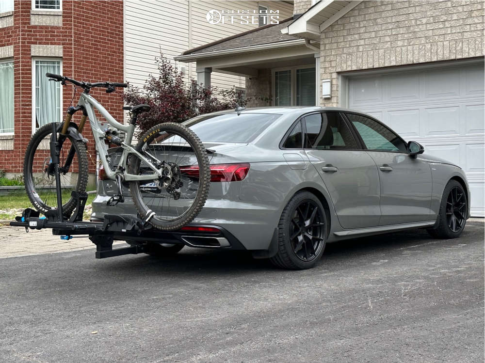 2020 Audi A4 Quattro with 18x8.5 35 Aodhan Aff7 and 245/40R18 Michelin ...