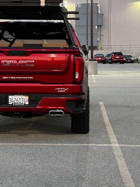 2023 GMC Sierra 1500 with 20x9 1 Fuel Tech and 275/60R20 Nitto Recon ...