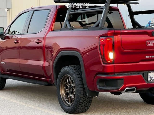 2023 GMC Sierra 1500 with 20x9 1 Fuel Tech and 275/60R20 Nitto Recon ...