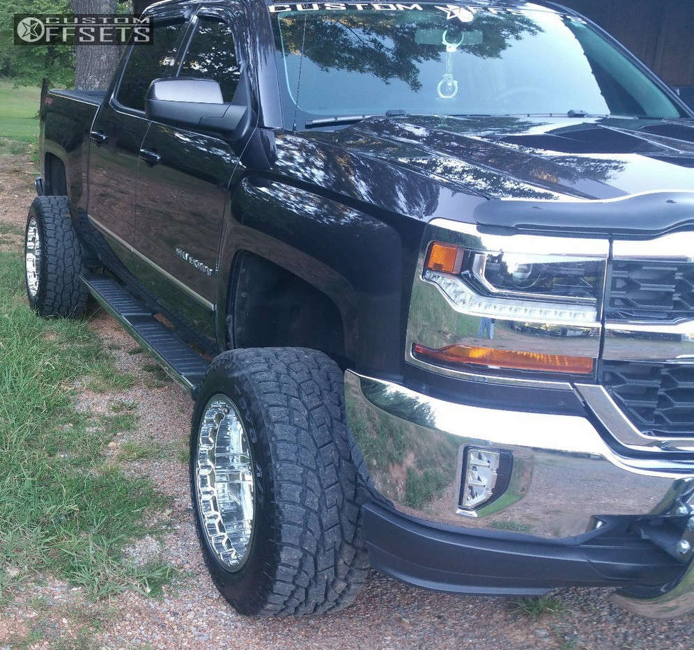 2016 Chevrolet Silverado 1500 with 20x12 -44 Centerline Lt1 and 33/12 ...