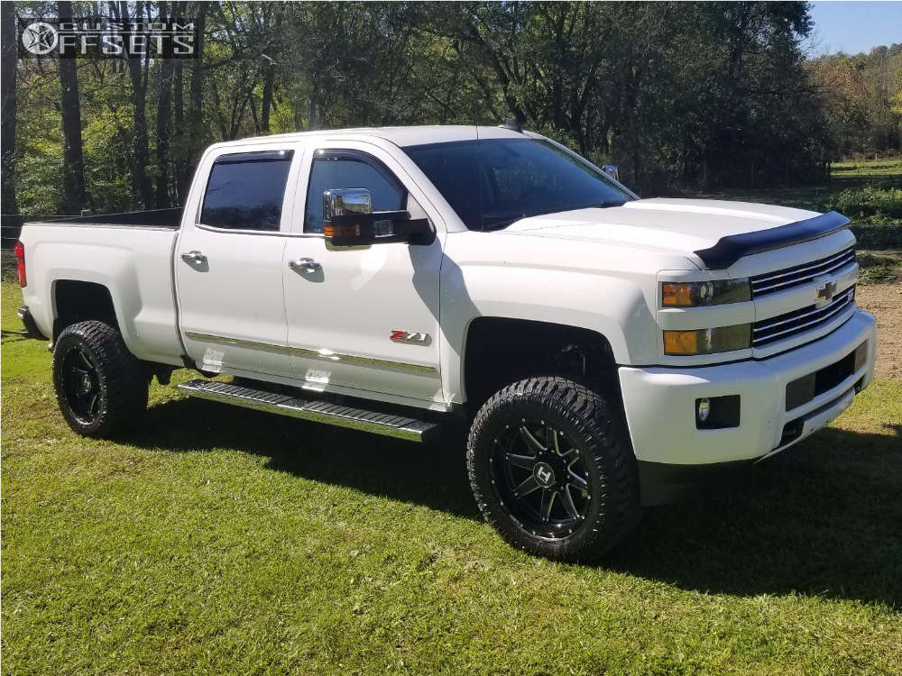2017 Chevrolet Silverado 2500 HD with 20x10 -19 Hostile Alpha and 305 ...