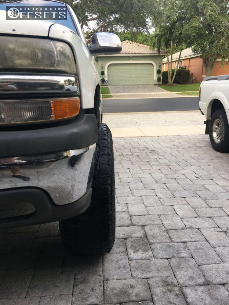 2000 Chevrolet Silverado 1500 with 17x9 -6 Pro Comp Series 89 and 33/12 ...