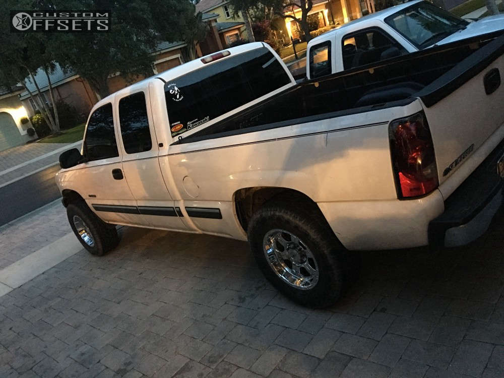 2000 Chevrolet Silverado 1500 with 17x9 -6 Pro Comp Series 89 and 33/12 ...