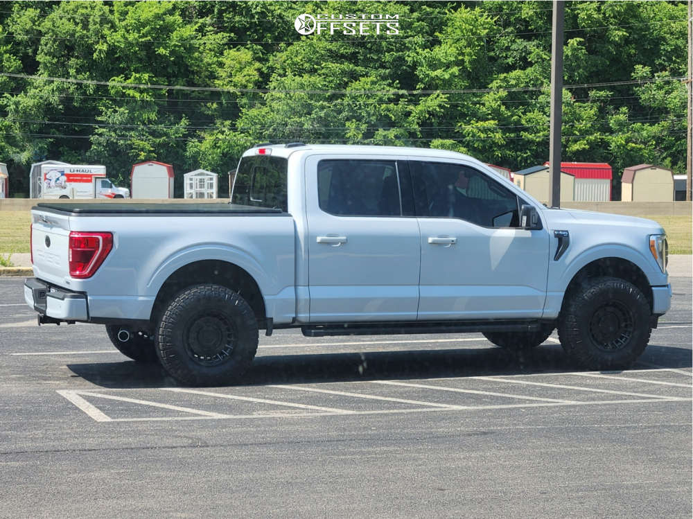 2021 Ford F-150 with 17x9 1 Fuel Militia and 285/75R17 Nitto Ridge ...