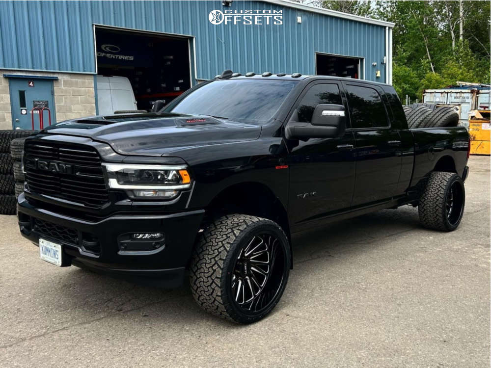 2023 Ram 2500 with 24x14 -72 Tuff T2a and 33/14.5R24 Venom Power Terra ...