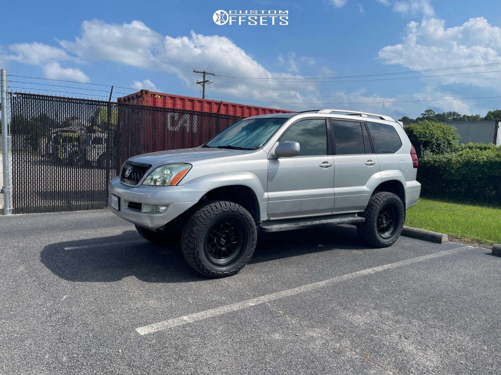 2007 Lexus GX470 with 20x9 -12 KMC Km725 and 305/55R20 Yokohama ...