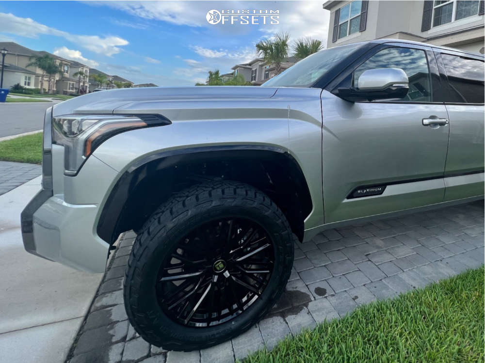 2023 Toyota Tundra with 22x9.5 18 Touren Tr91 and 285/55R22 Nitto Recon ...