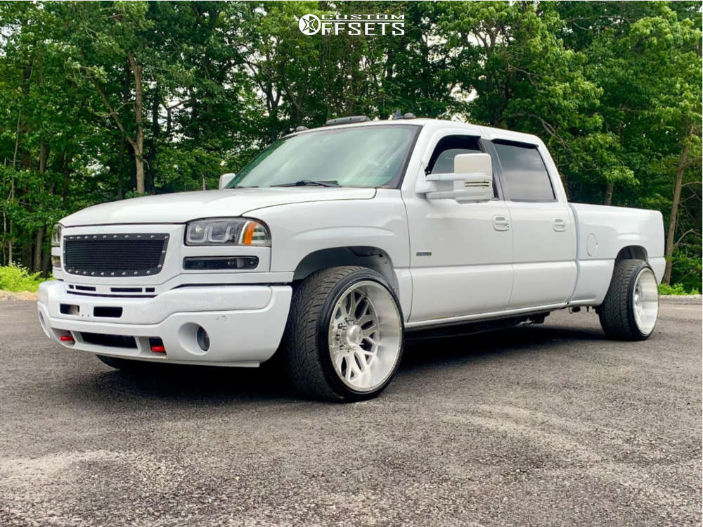 2007 GMC Sierra 2500 HD Classic with 22x12 -44 Axe Offroad AX1.1 and ...