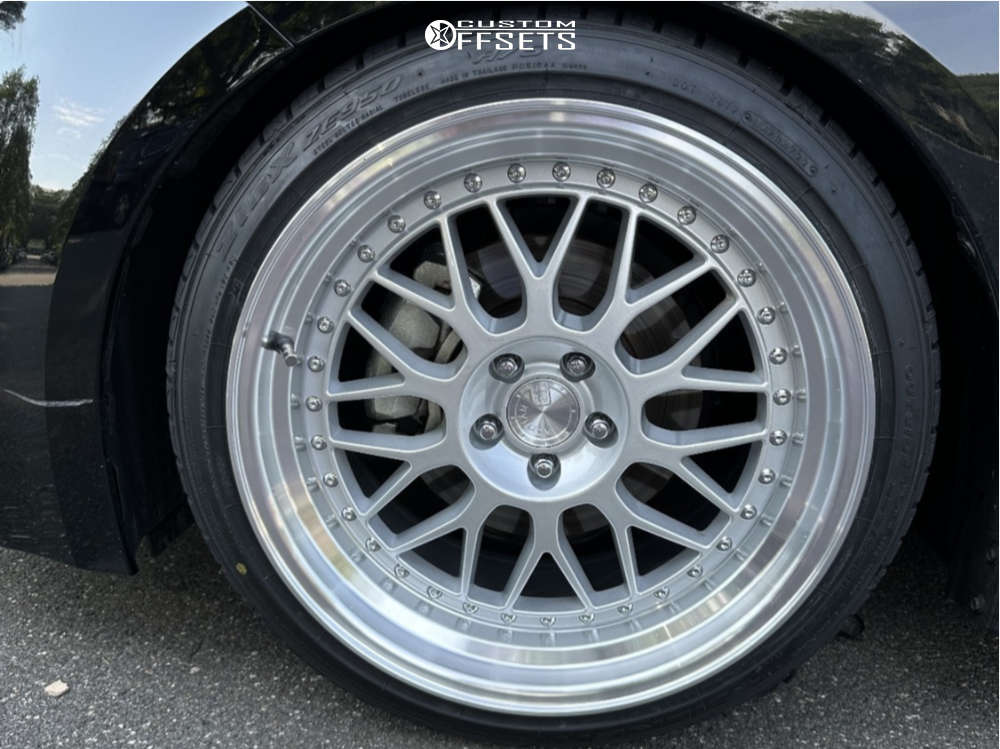 2023 Toyota Corolla with 18x9.5 35 Aodhan Ah02 and 225/40R18 Falken ...