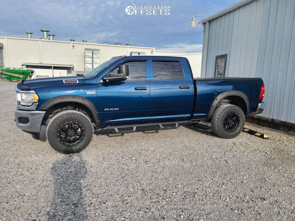 2021 Ram 2500 with 18x9 DX4 Rebel and 295/70R18 Cooper Discoverer At3 ...