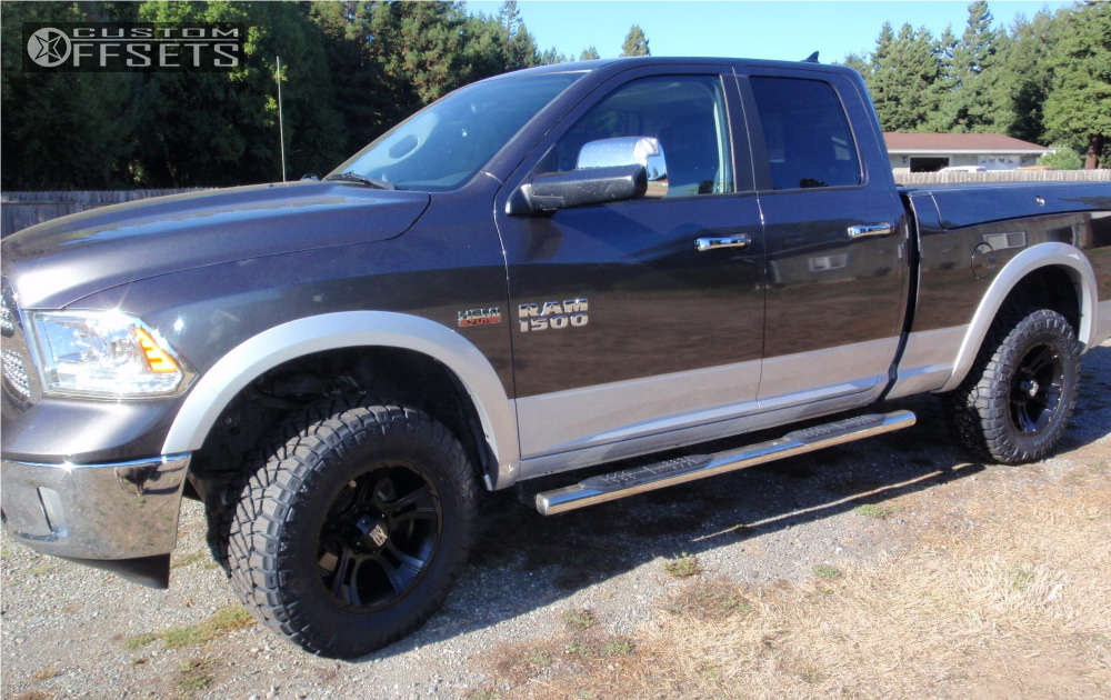 2014 Ram 1500 with 18x9 0 XD XD801 and 33/12.5R18 Nitto Ridge Grappler ...