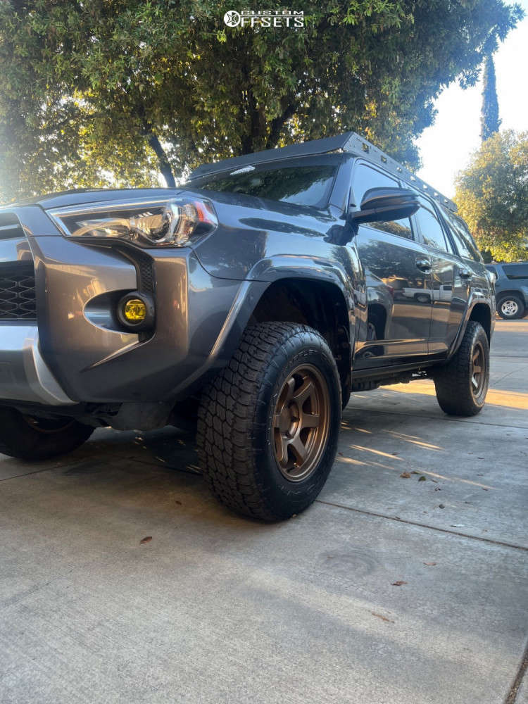 2021 Toyota 4Runner with 17x8.5 -10 9SiX9 Six-1 Truck/suv and 265/70R17 ...