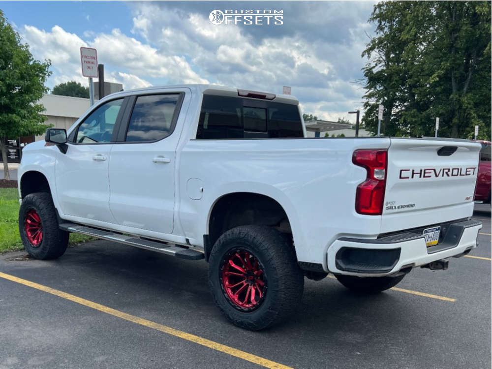 2019 Chevrolet Silverado 1500 with 20x10 -25 Vision Korupt and 35/12 ...