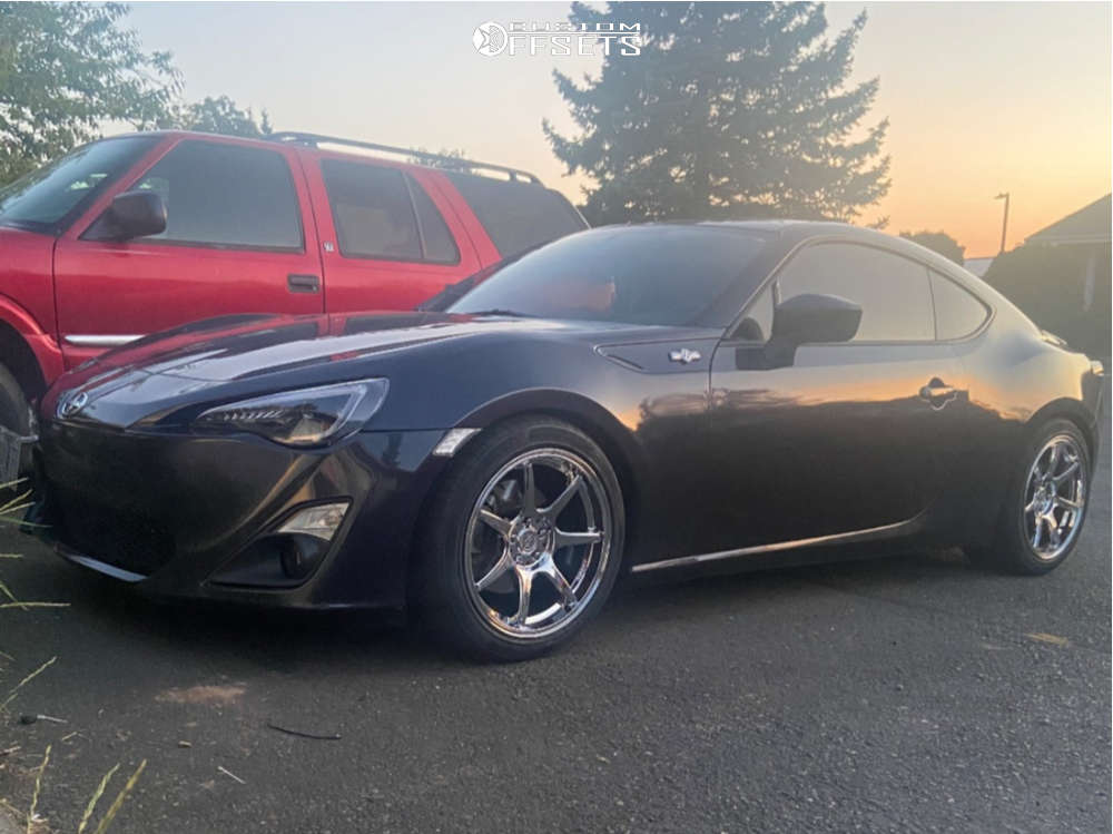 2014 Scion FR-S with 17x9 35 Anovia Kano and 245/40R17 Vercelli Strada ...