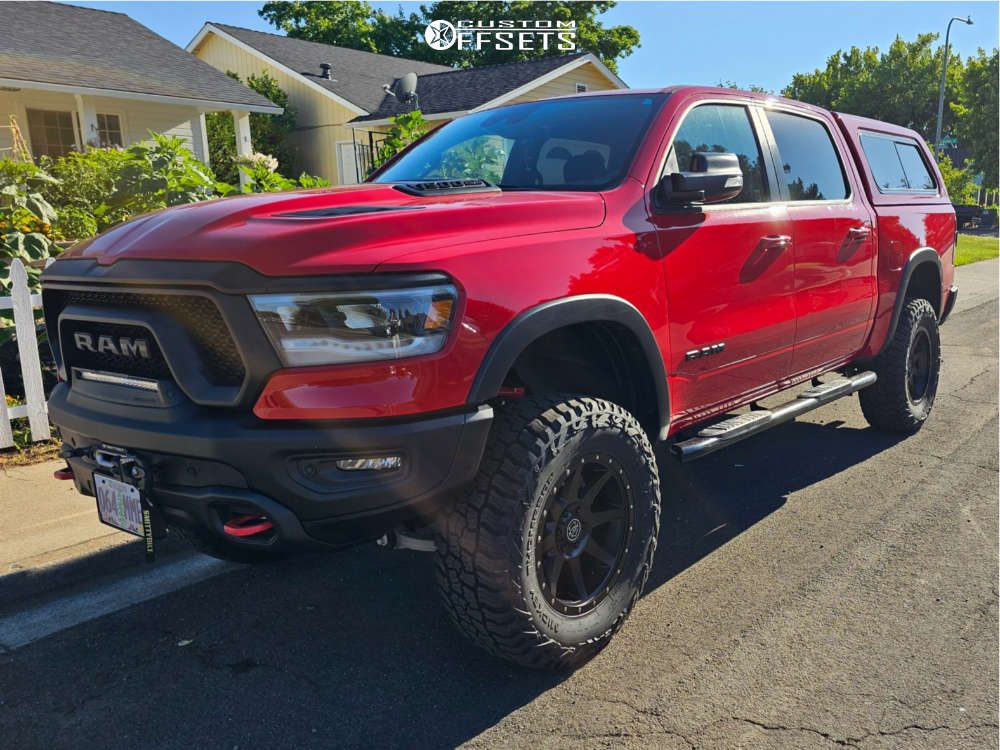 2021 Ram 1500 with 20x9 Icon Alloys Rebound and 37/12.5R20 Mickey ...