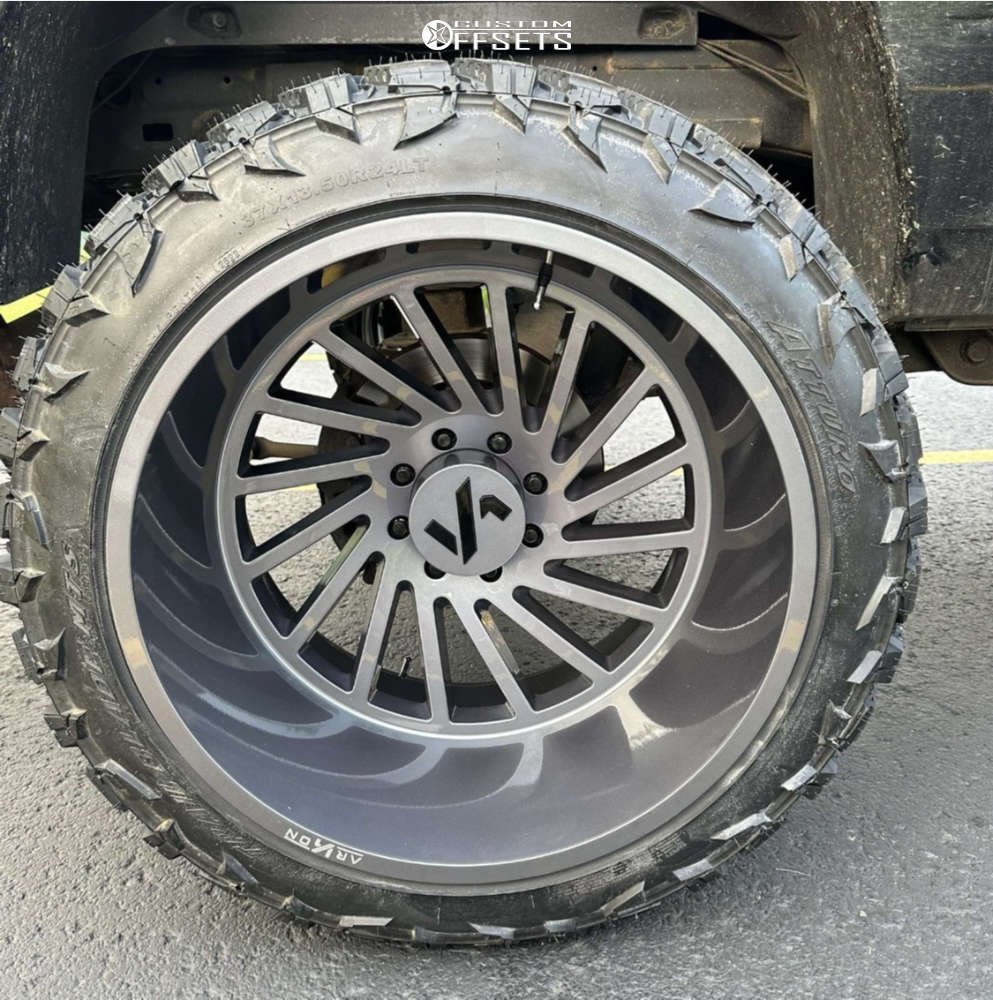 2015 Ram 2500 with 24x14 -81 ARKON OFF-ROAD Caesar and 37/13.5R24 ...