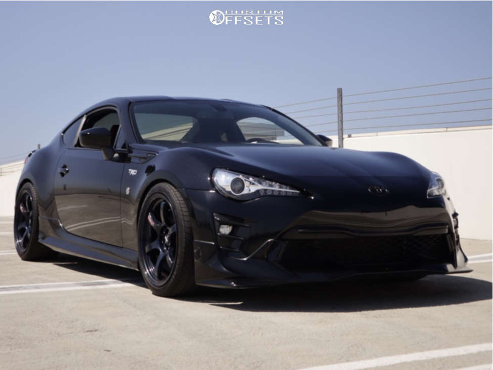 2019 Toyota 86 with 18x9.5 38 Gram Lights 57dr and 255/35R18 Dunlop Sp ...