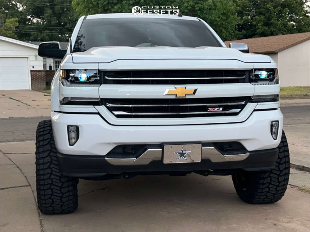 2018 Chevrolet Silverado 1500 with 22x12 -44 Off Road Monster M24 and ...