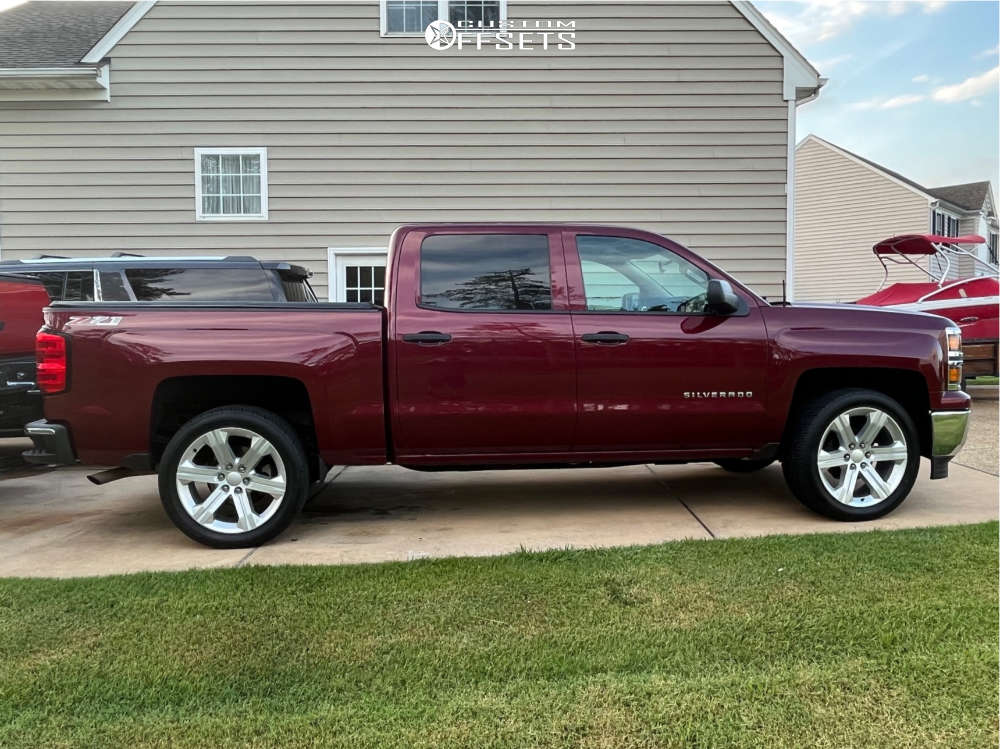 2014 Chevrolet Silverado 1500 with 22x9 24 Factory Reproductions Fr47 ...