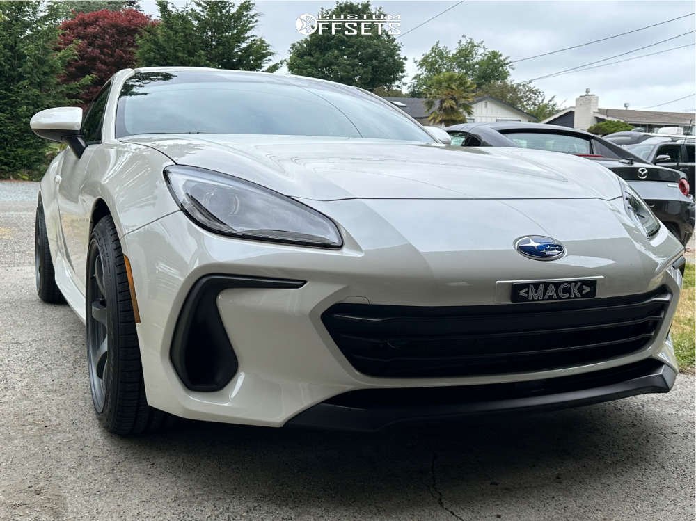 2023 Subaru BRZ with 18x9.5 38 Gram Lights 57dr and 235/40R18 Falken ...