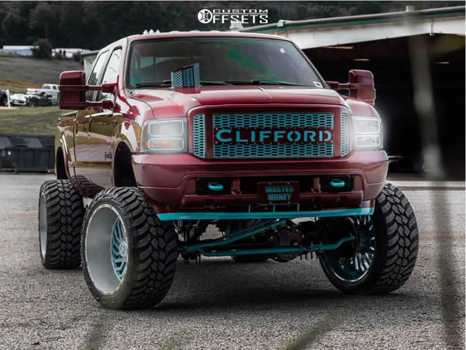 2004 Ford F-350 Super Duty with 26x14 -76 TIS 561b and 38/15.5R26 AMP ...