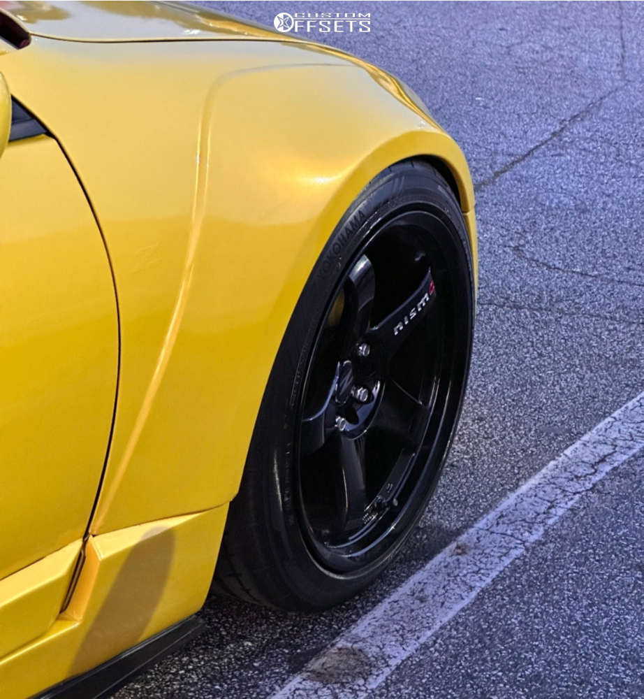 1993 Nissan 300ZX with 18x9.5 22 Rays Engineering Nismo Lmgt4 and 245 ...