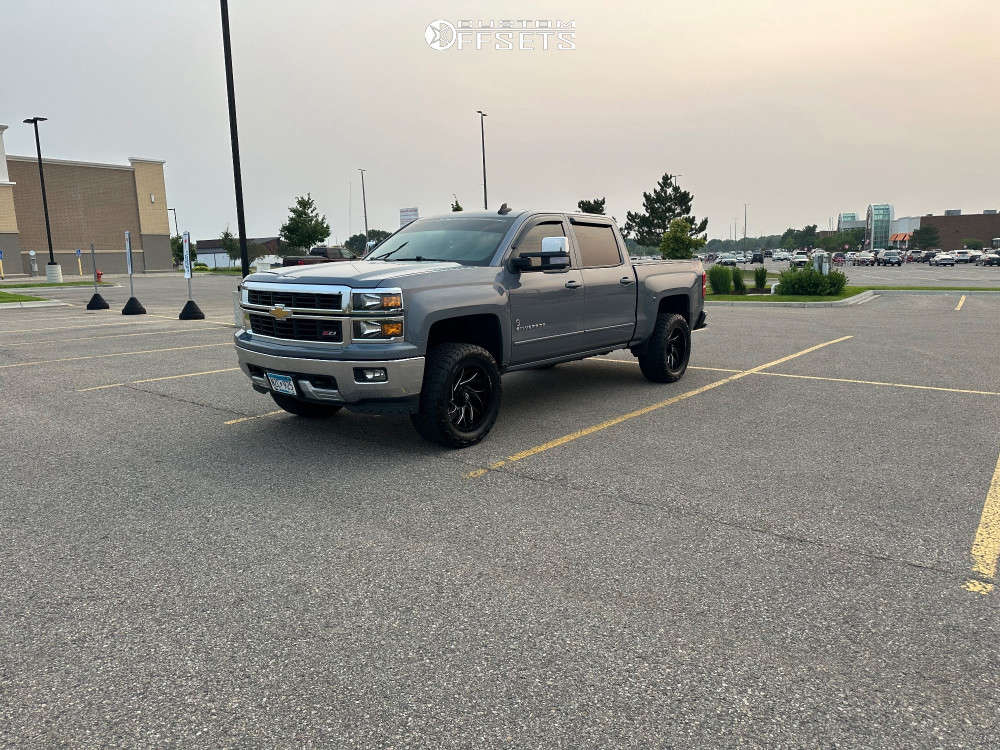 2015 Chevrolet Silverado 1500 with 20x10 -18 Fuel Runner and 33/12.5R20 ...