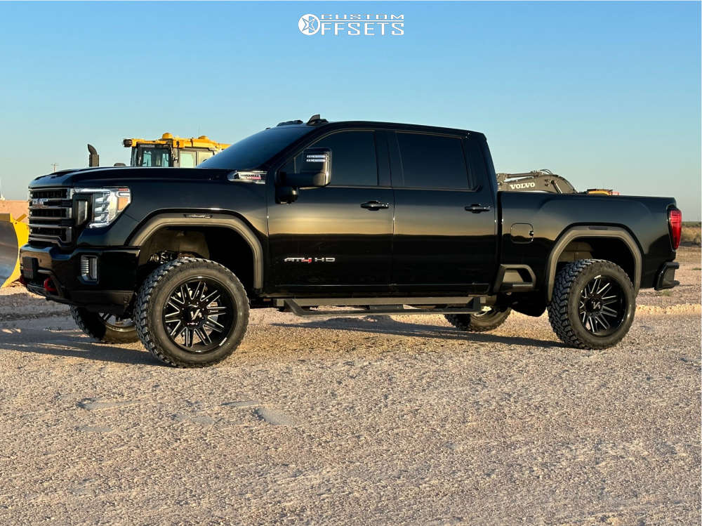 2023 GMC Sierra 2500 HD with 22x12 -51 ARKON OFF-ROAD Churchill and 35/ ...