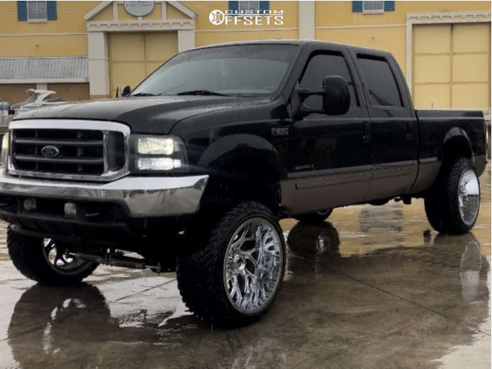 2002 Ford F-250 Super Duty with 24x14 -75 Fuel Runner and 35/13.5R24 ...