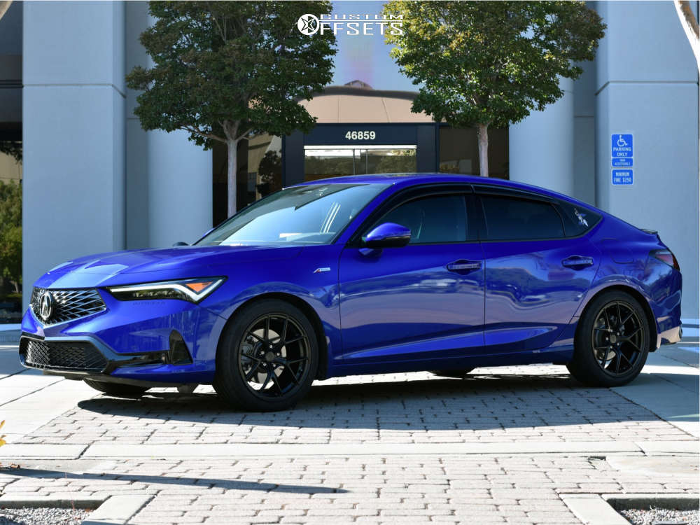 2023 Acura Integra with 18x8.5 35 Titan7 Ts-5 and 245/40R18 Yokohama ...