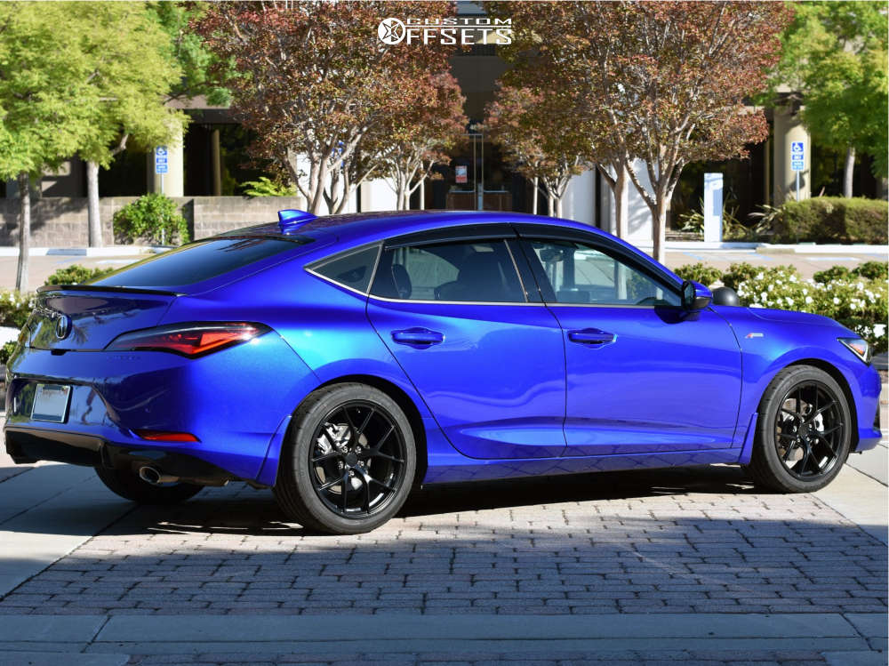 2023 Acura Integra with 18x8.5 35 Titan7 Ts-5 and 245/40R18 Yokohama ...