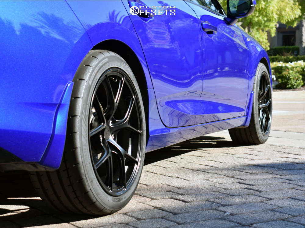 2023 Acura Integra with 18x8.5 35 Titan7 Ts-5 and 245/40R18 Yokohama ...