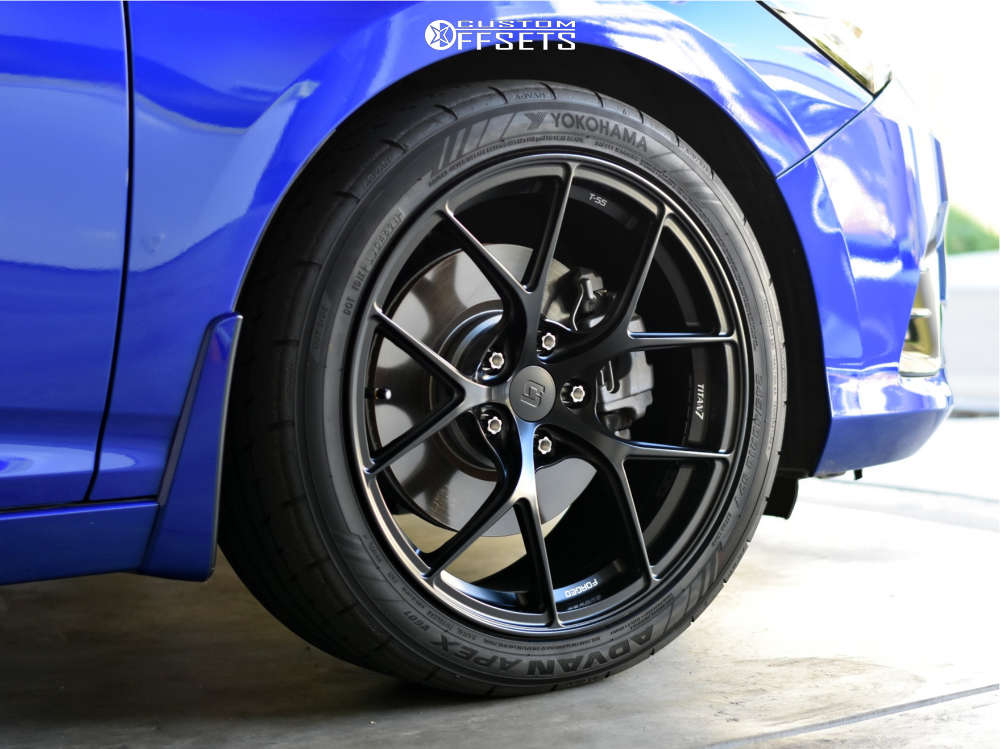 2023 Acura Integra with 18x8.5 35 Titan7 Ts-5 and 245/40R18 Yokohama ...