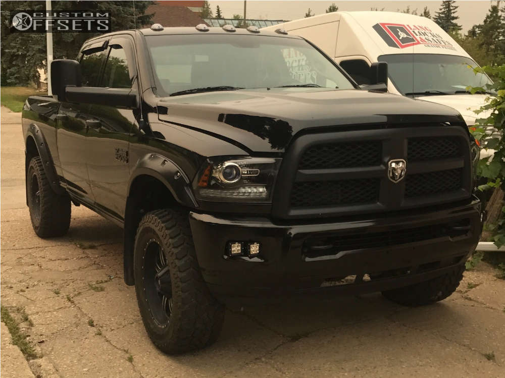 2014 Ram 2500 with 20x9 -12 Red Dirt Road Rd01 and 35/12.5R20 Firestone ...