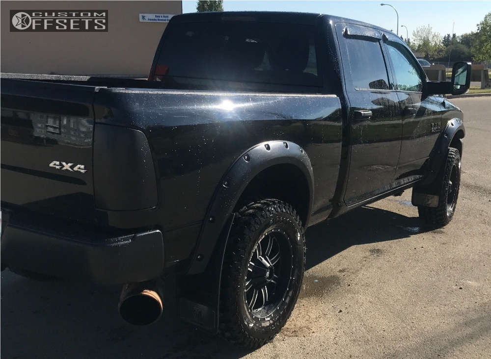 2014 Ram 2500 with 20x9 -12 Red Dirt Road Rd01 and 35/12.5R20 Firestone ...