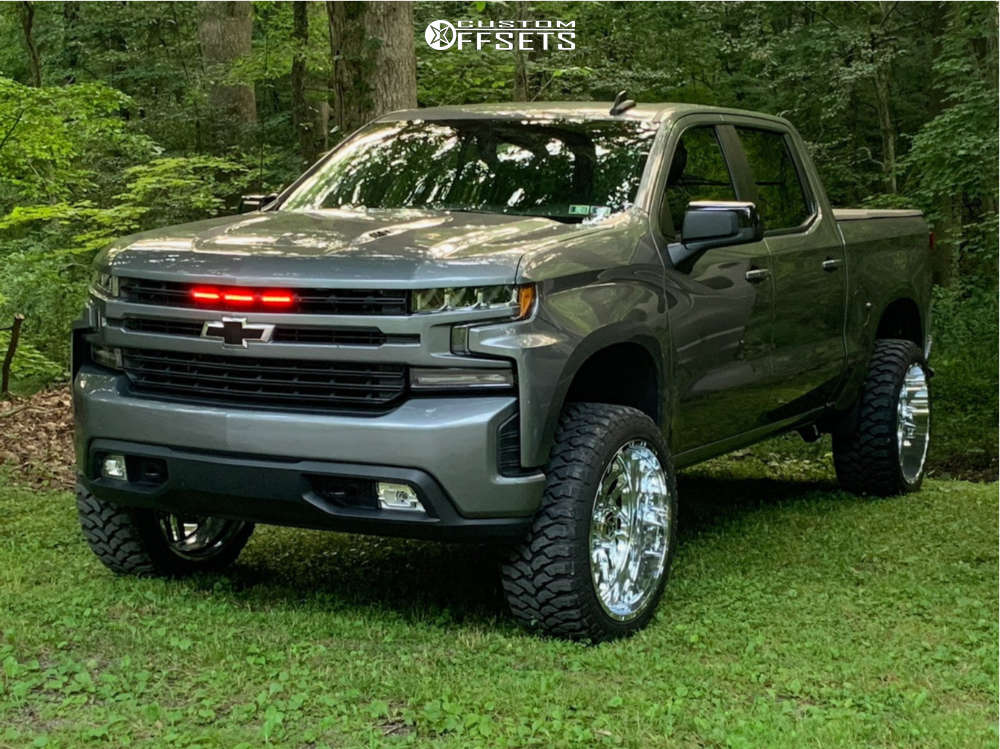 2021 Chevrolet Silverado 1500 with 24x12 -44 TIS 544C and 35/12.5R24 ...