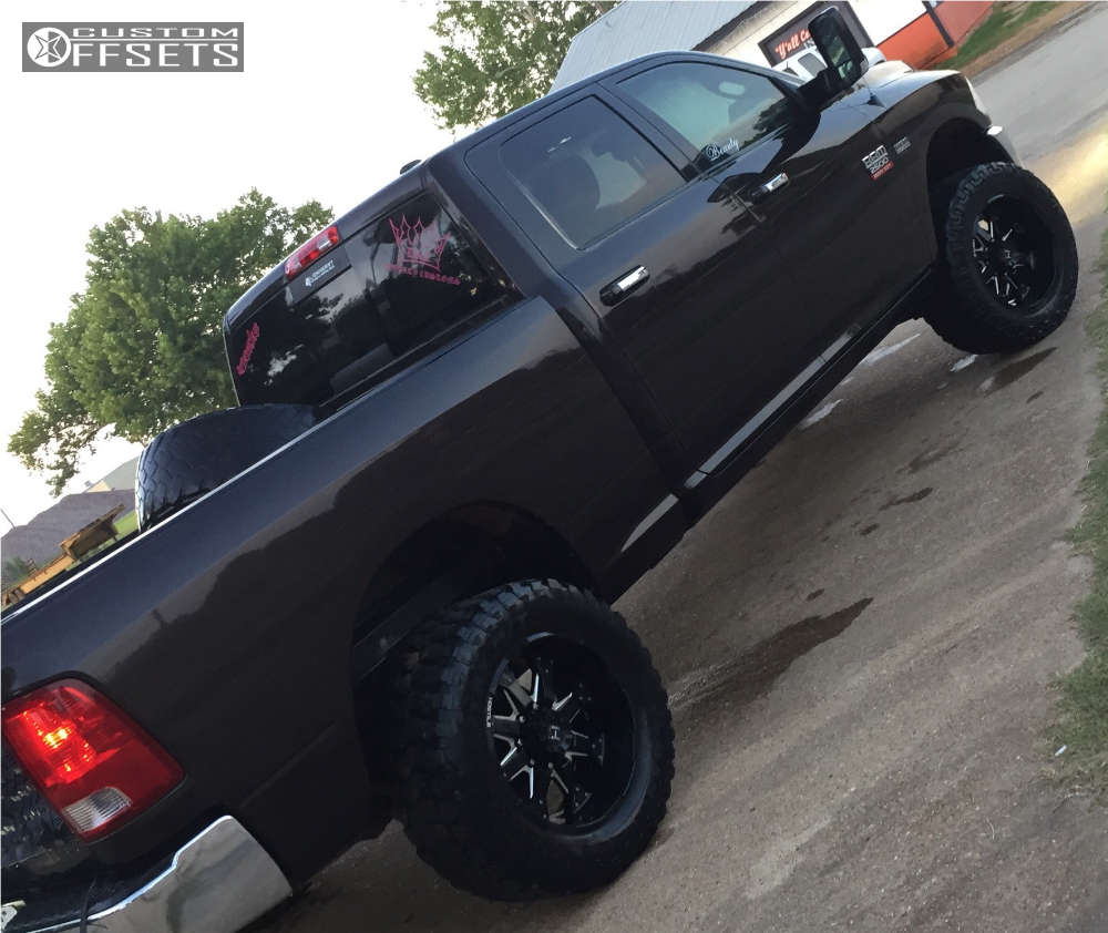 2010 Dodge Ram 2500 with 20x10 -19 Hostile Knuckles and 35/12.5R20 ...