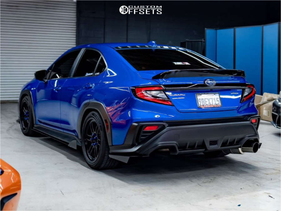 2022 Subaru WRX with 18x9.5 38 Enkei Rpf1 and 245/40R18 Lionhart Lh-503 ...