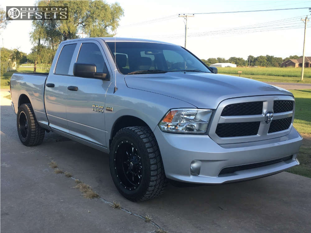2015 Ram 1500 with 20x10 -12 Fuel Krank and 33/12.5R20 Gladiator Qr900 ...