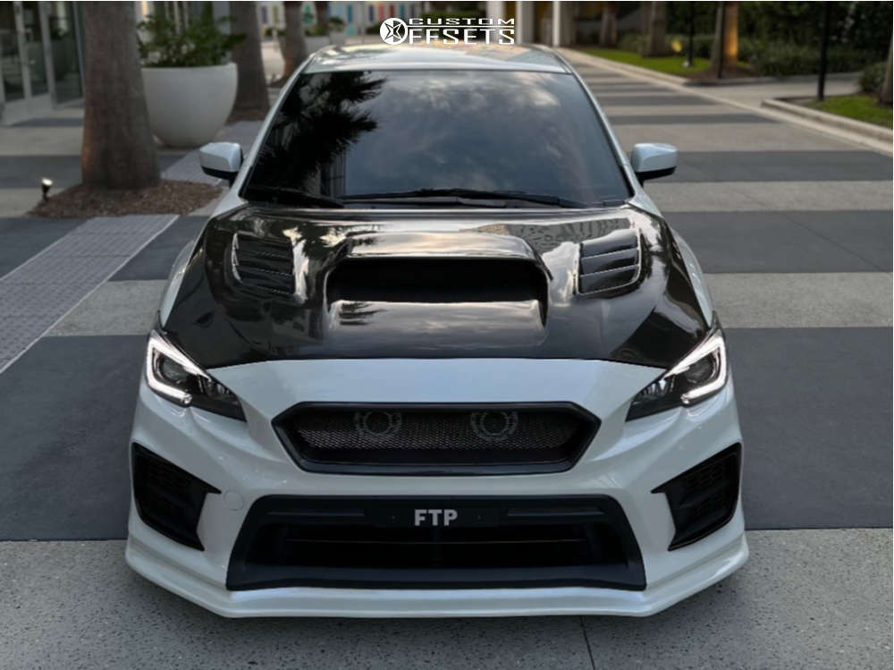 2020 Subaru WRX with 18x9.5 38 Gram Lights 57dr and 245/40R18 ...