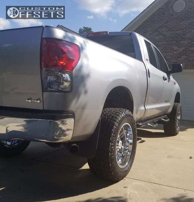 2009 Toyota Tundra with 20x10 -19 Hostile Stryker and 35/12.5R20 Toyo ...