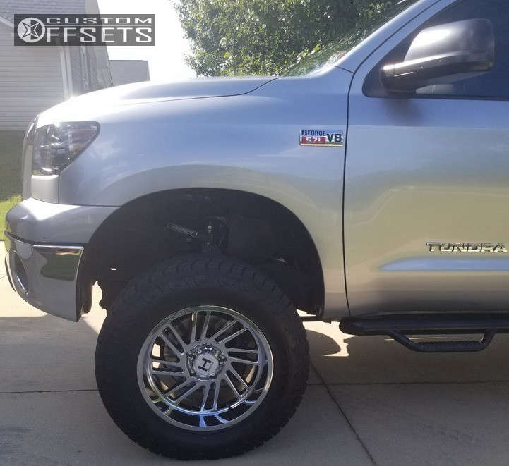2009 Toyota Tundra with 20x10 -19 Hostile Stryker and 35/12.5R20 Toyo ...