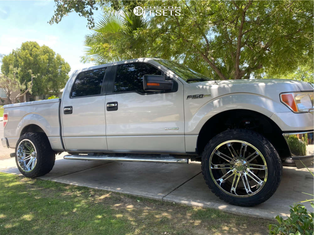 2012 Ford F-150 with 22x12 -51 ARKON OFF-ROAD Churchill and 33/12.5R22 ...