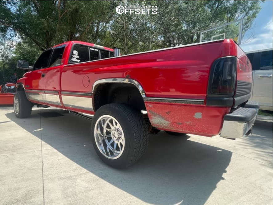 1996 Dodge Ram 2500 with 20x12 -44 KG1 Forged Clockwork and 305/50R20 ...