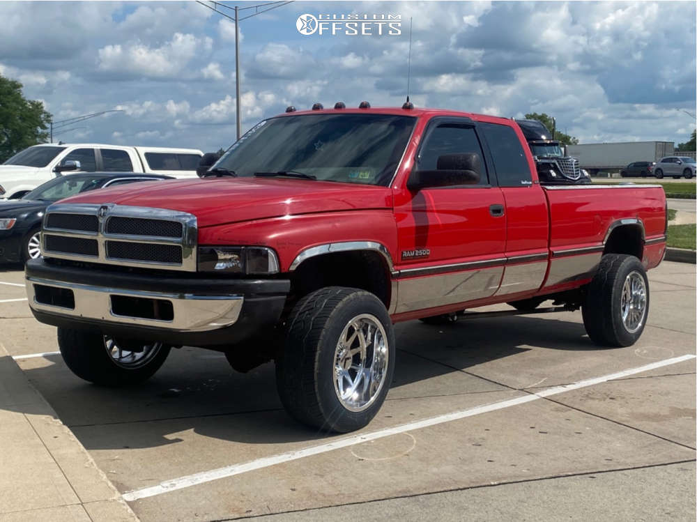 1996 Dodge Ram 2500 with 20x12 -44 KG1 Forged Clockwork and 305/50R20 ...