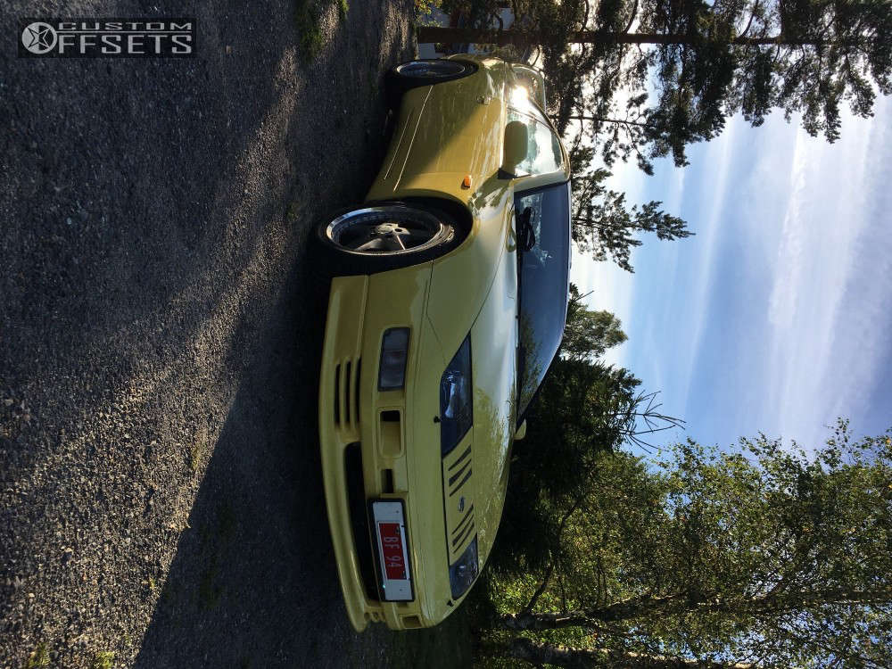 1991 Nissan 300ZX with 17x8 21 Work Equip E05 and 235/45R17 Falken ...